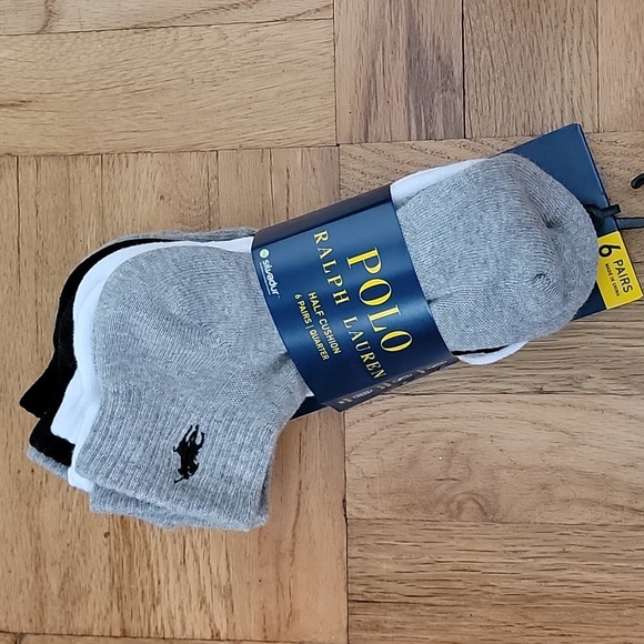 Polo Ralph Lauren | Accessories | 6pk Cushion Quarter Sockspolo Ralph ...
